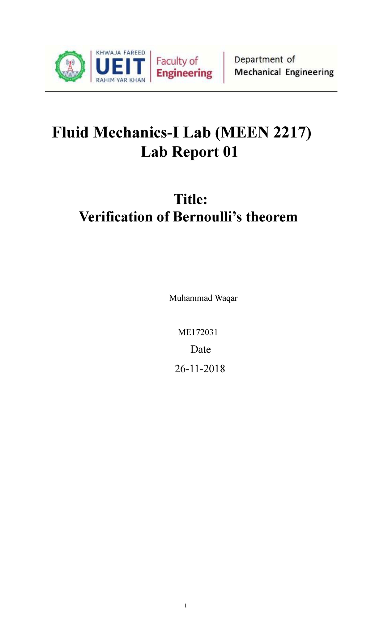 Abstract - Lab - Thermodynamics-I - KFUEIT - Studocu