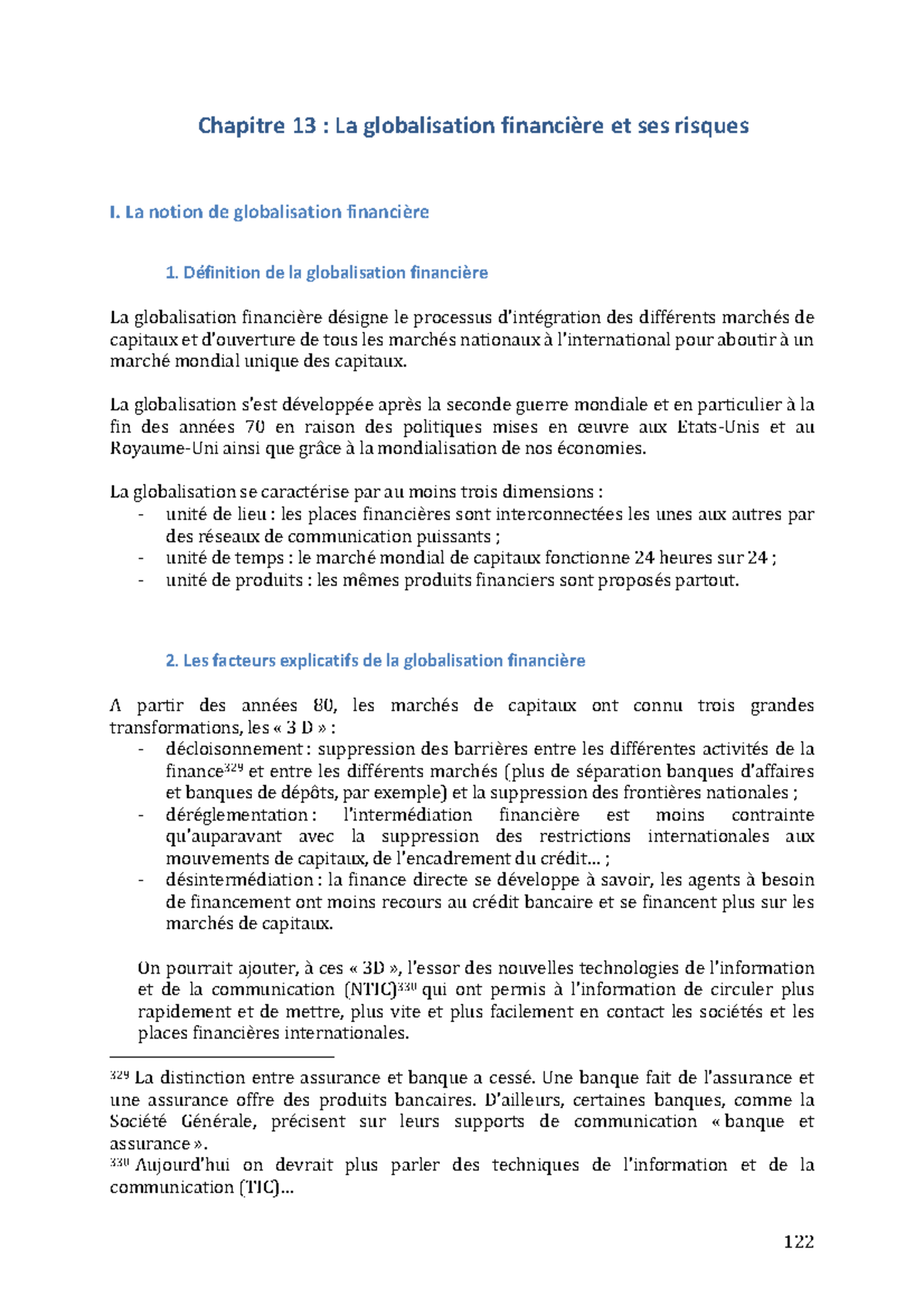 Cours d'économie chapitre 13 - Chapitre 13 : La globalisation ...