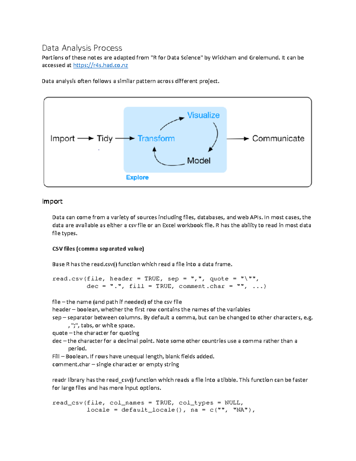 5724 eda 01 data science v01 - Data Analysis Process Portions of these ...