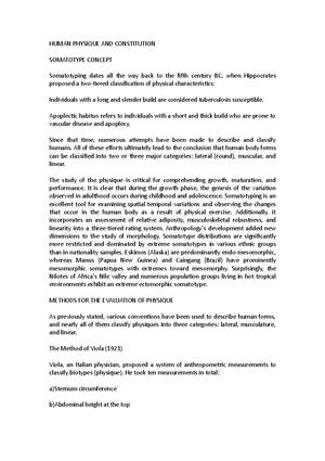 Classification Criteria FOR Races - CLASSIFICATION CRITERIA FOR RACES ...