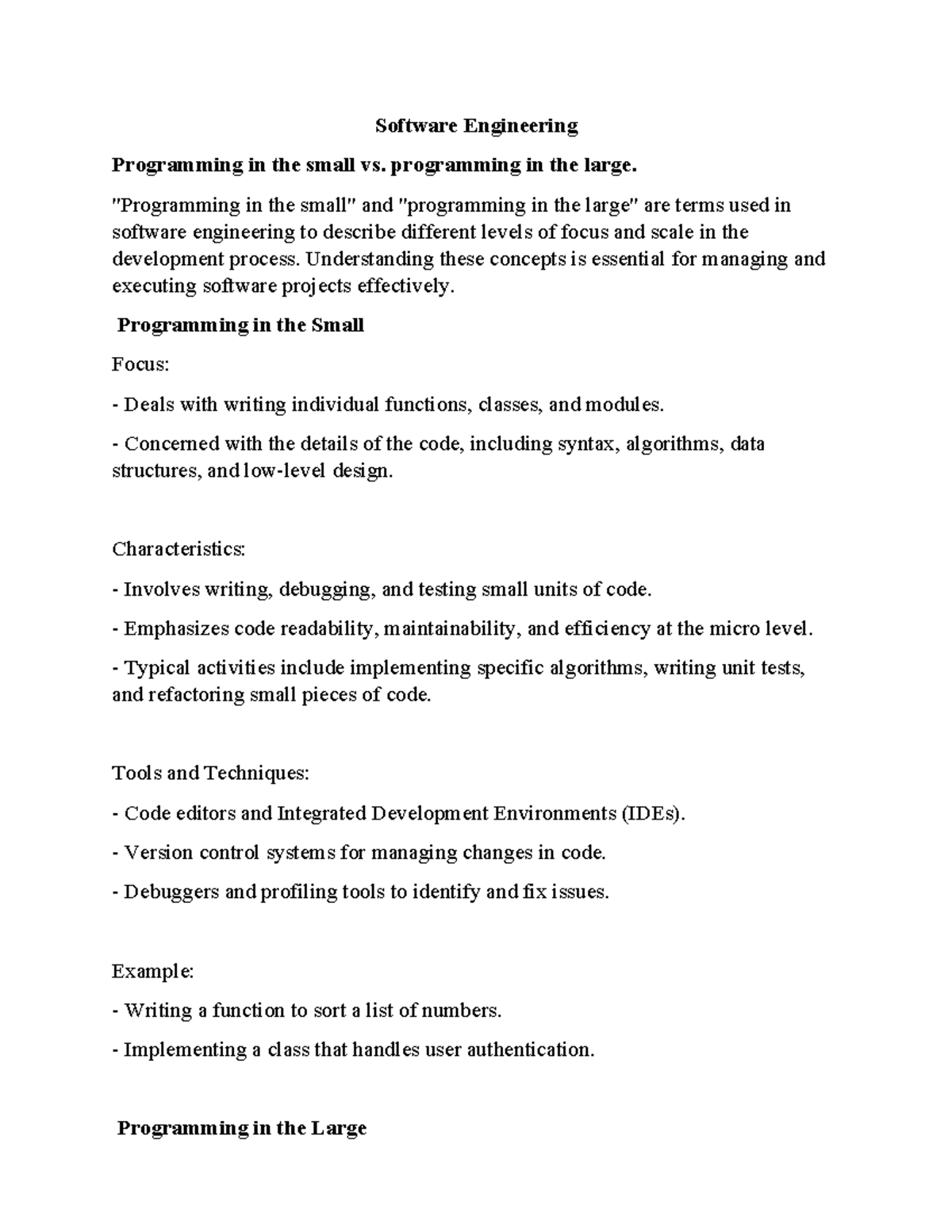 Software Engineering - SE 1st unit notes - Software Engineering ...