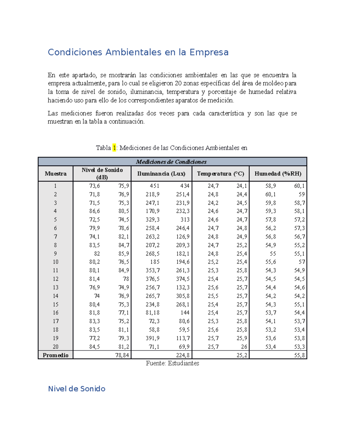 Condiciones Ambientales Panduit final - Condiciones Ambientales en la ...