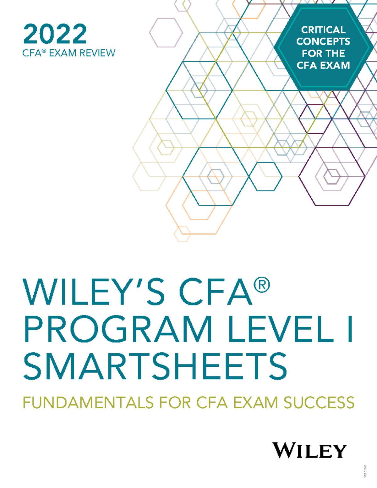 Wiley's formula sheet 2022 - WILEY’S CFA ® PROGRAM LEVEL I SMARTSHEETS ...