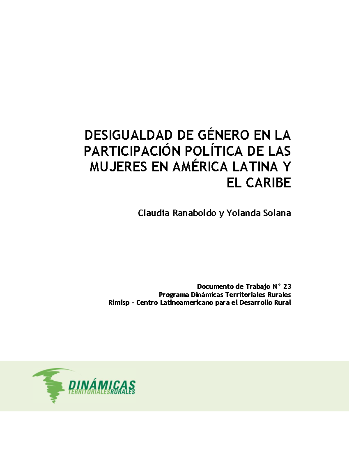 1366378517 N23 Desigualdaddegeneroenparticipacionpolitica Ranaboldo ...