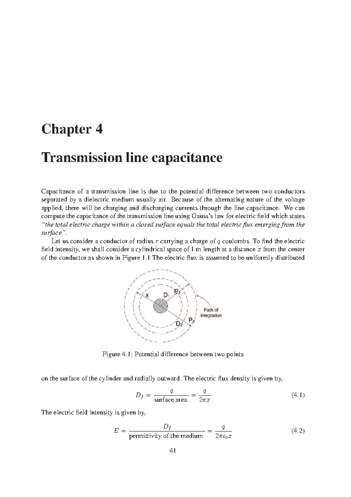 PCT Notes Lec4 Transmission Line Capacitance - Chapter 4 Transmission ...