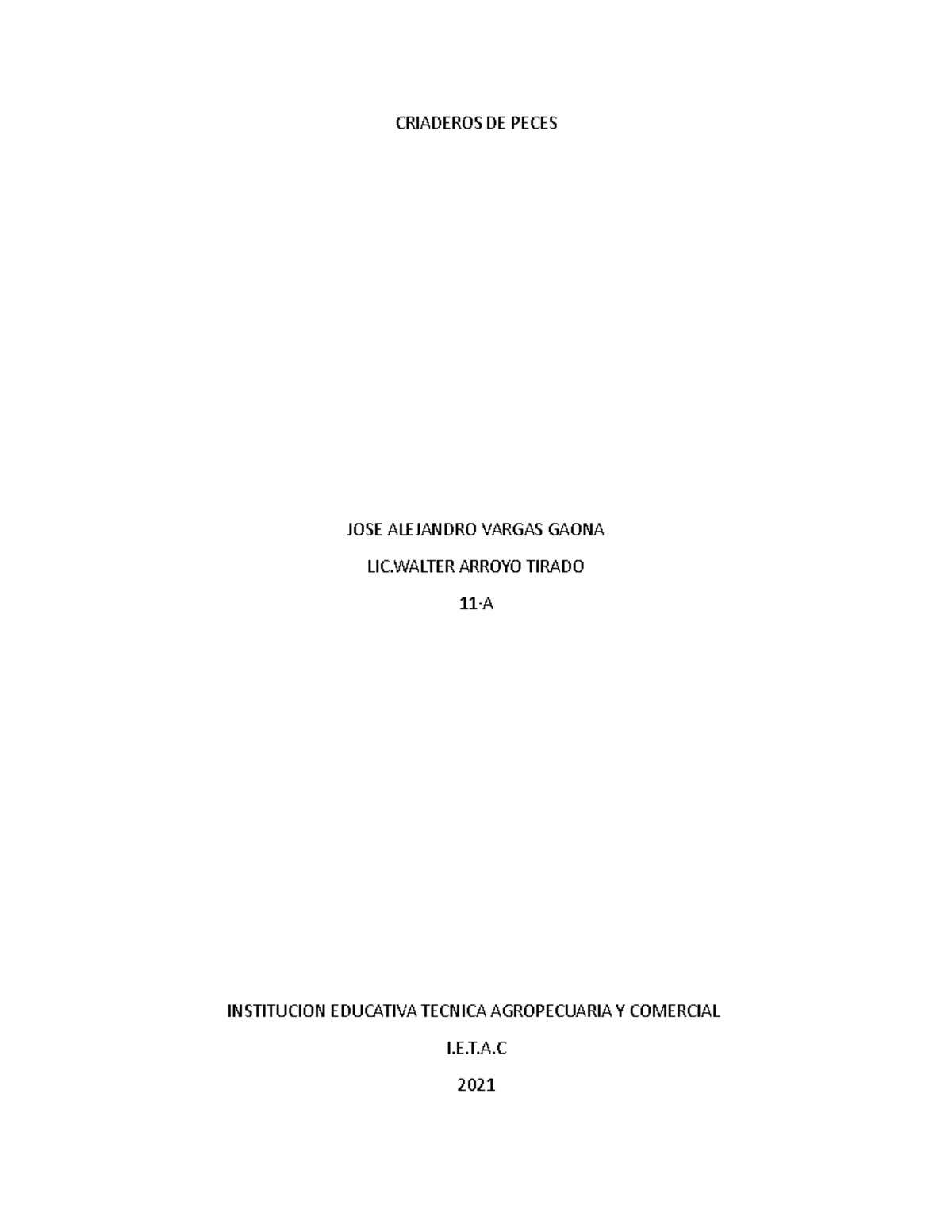 Criaderos DE Peces - cd envia - CRIADEROS DE PECES JOSE ALEJANDRO ...