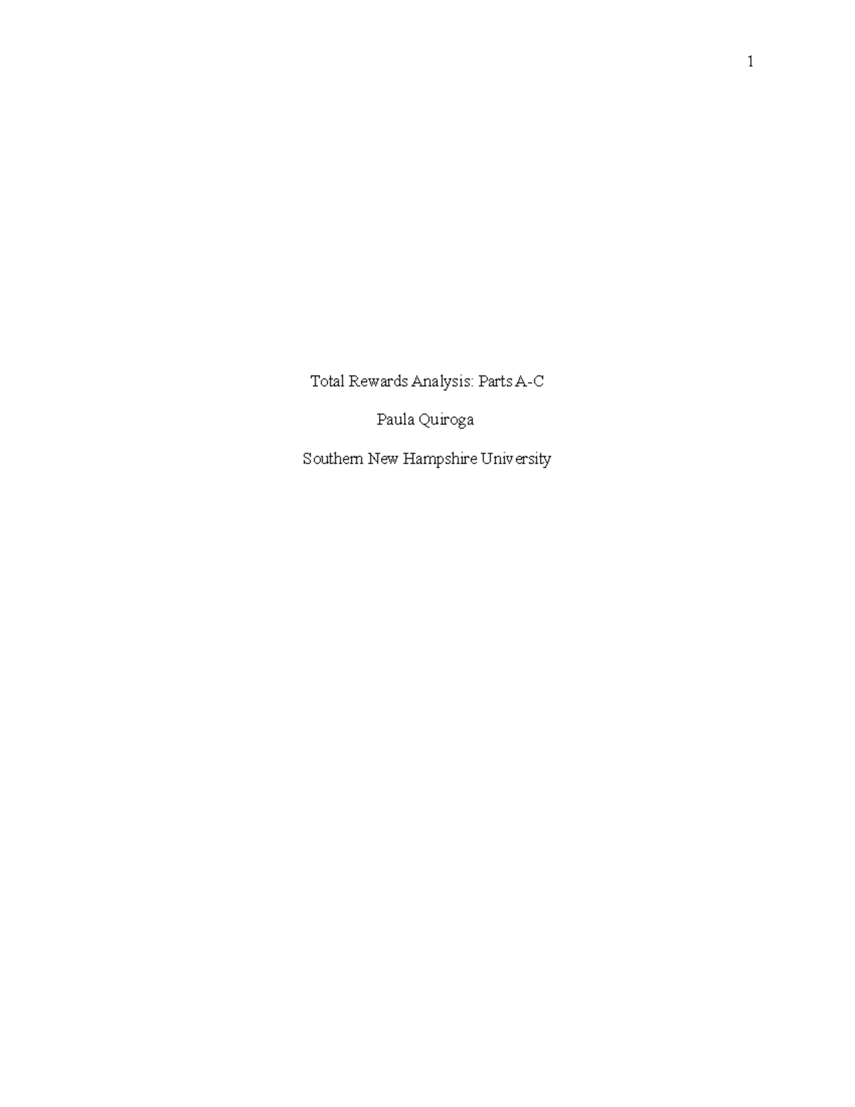 Final Project Milestone 1 Total Rewards Analysis Parts A C Paula