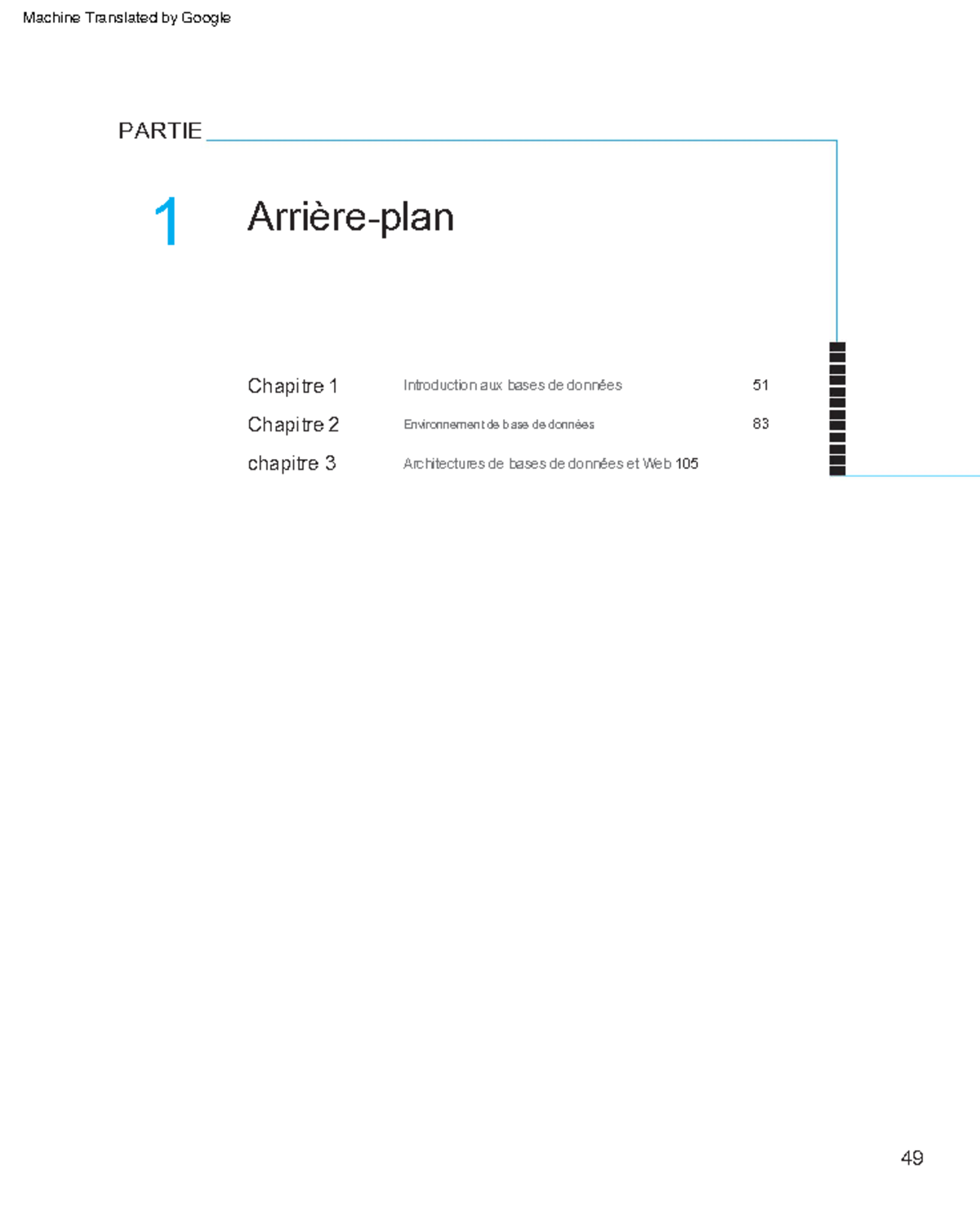 Livre EN PDF-51-106 - Lecture - Arrière plan 1 Introduction aux bases de données Environnement ...