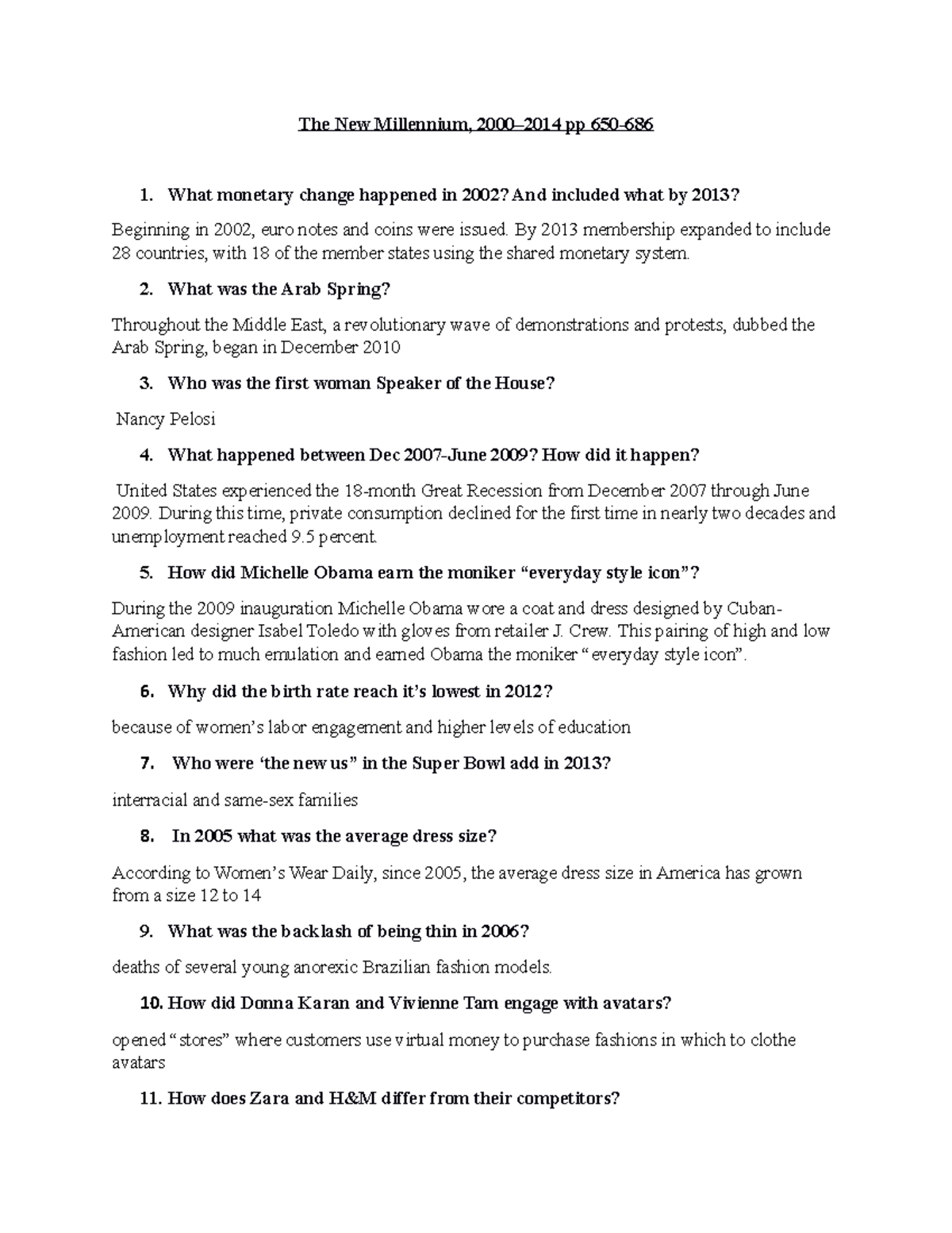 The New Millenium Chapter 20 - The New Millennium, 2000–2014 pp 650 ...
