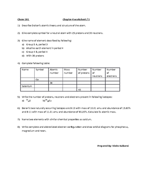 Unit 2 CHEM 101 Notes - CHEM 101 - AVC - Studocu