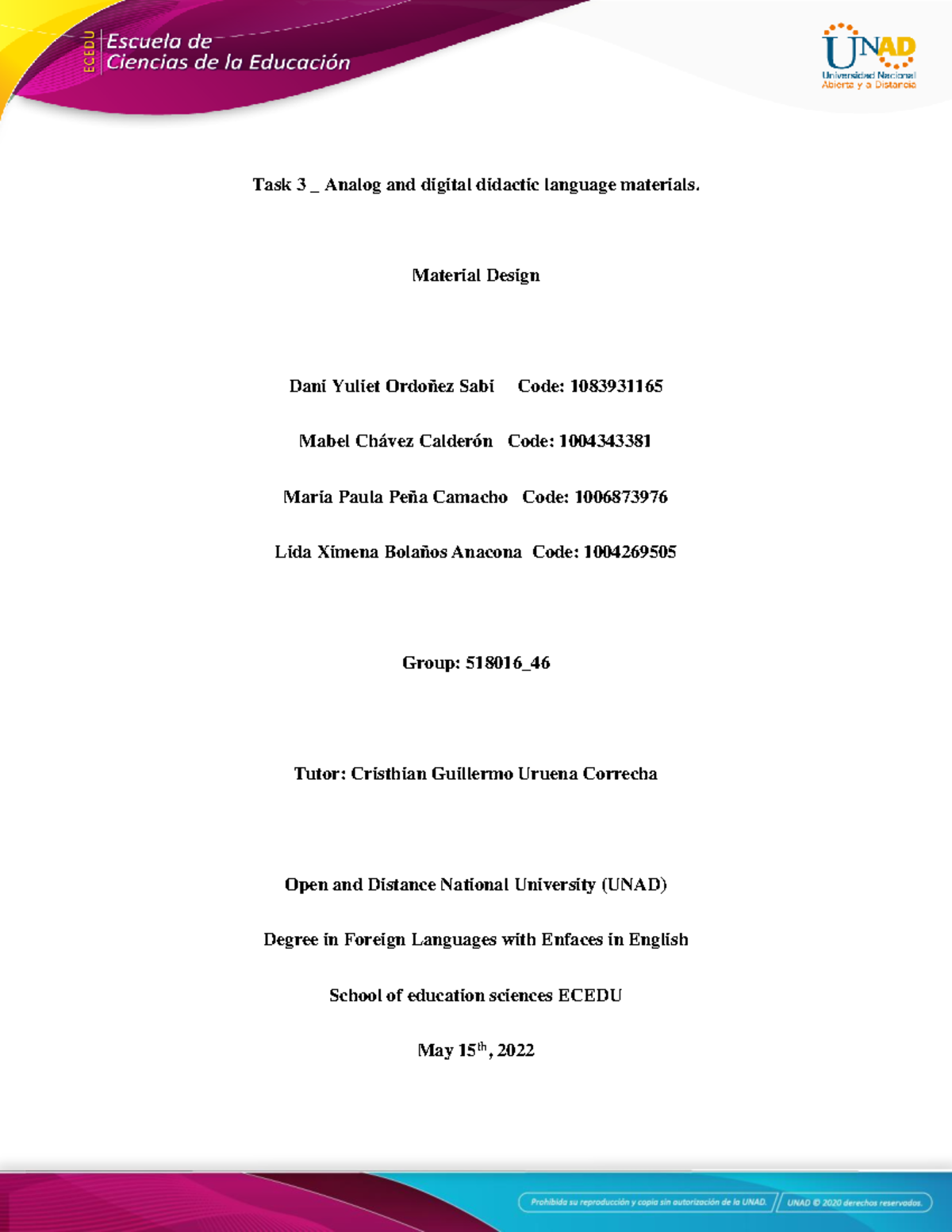 Phase 3 Analog and digital didactic language materials 46 - Task 3 _ Analog and digital didactic ...