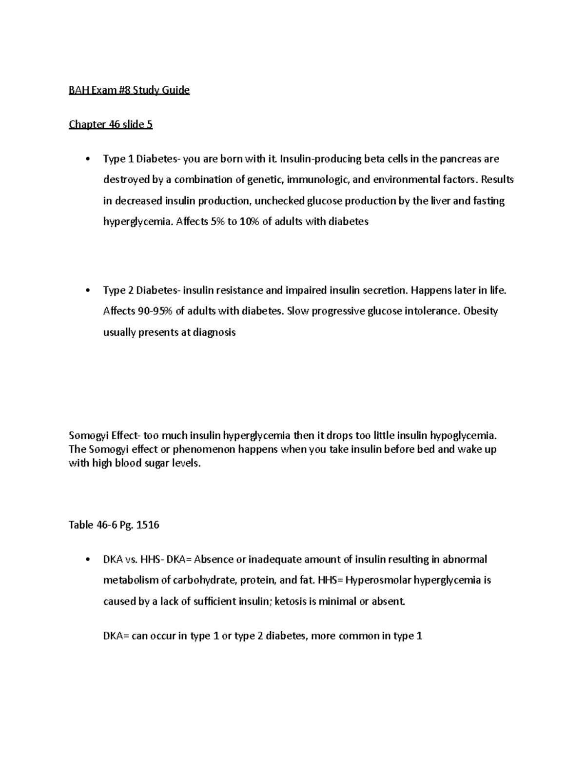 study guide for test #8 for Basic Adult health taught at Keiser - BAH ...