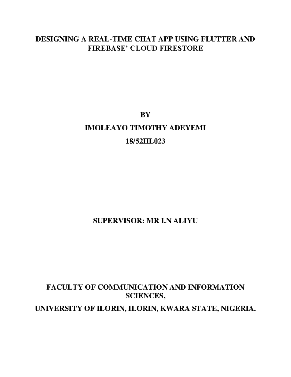 Mobile Chat App Design Projectchapter One Designing A Real Time Chat App Using Flutter And