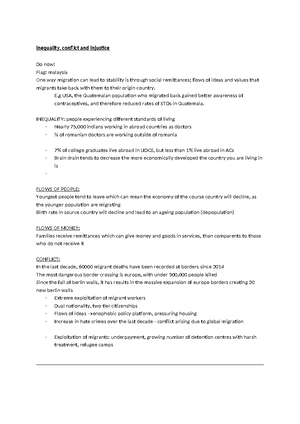 Migration Notes - Introduction to migration MIGRATION: The movement of ...