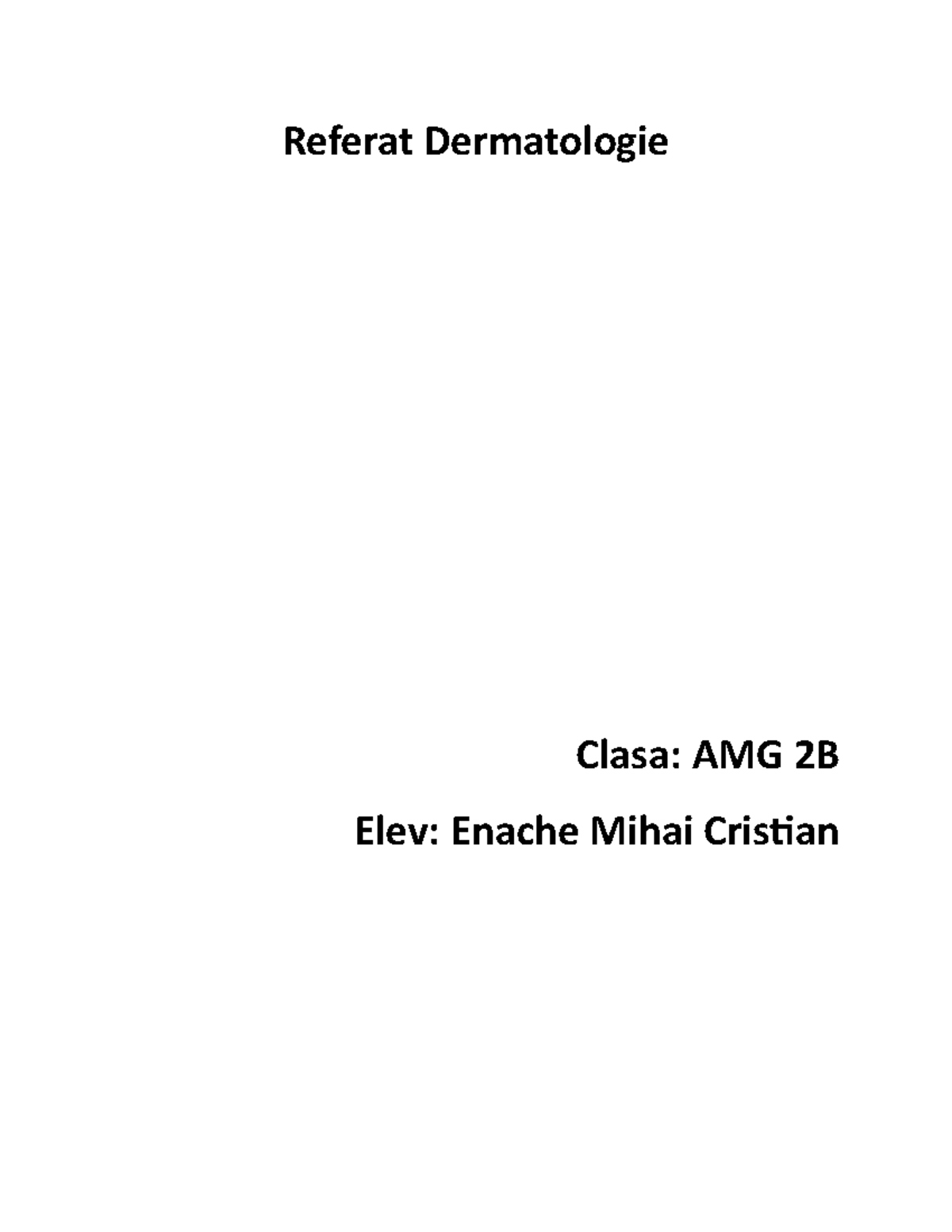 Referat Micoze cutanate dsadsadsa dsa - Medicina Legala - RAU - Studocu