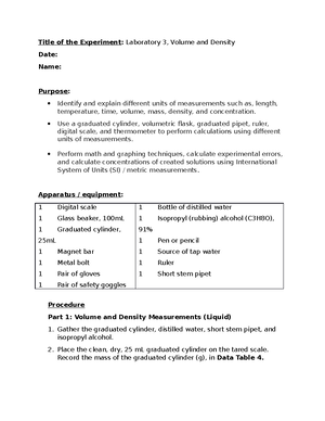 Gas Laws- Identification of Gases - 101 - LFCC - Studocu