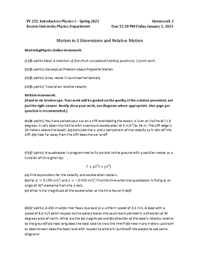 Momentum, Energy, and Collisions (MBL) Pre-lab Assignment - In the ...