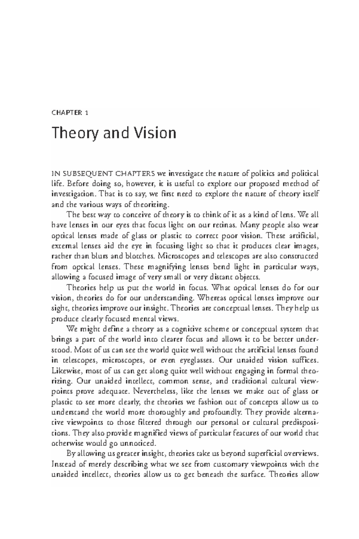 Theory and Vision - Les Thiele - chapter 1 Theory and Vision IN ...