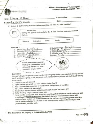 Mathematics for Grade 11 - MODULAR CLASS 1st Quarter Exam In Personal ...