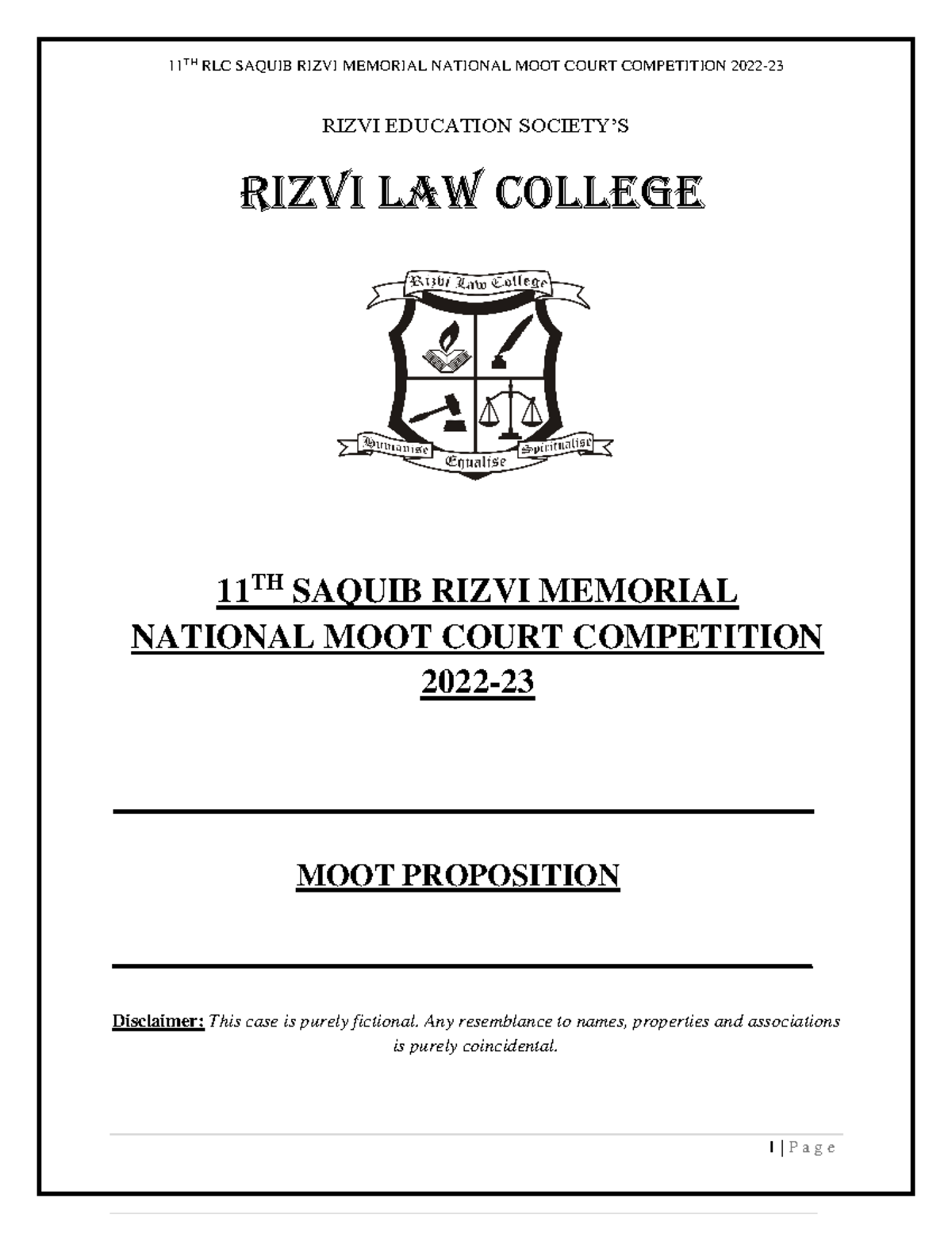 11th rlc saquib rizvi memorial national moot court competition 070223 1 ...