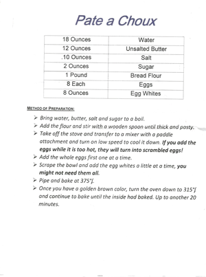 Baking 2 Chapter 33 - Weekly Class Notes. - Chapter 33 Pastry Doughs ...