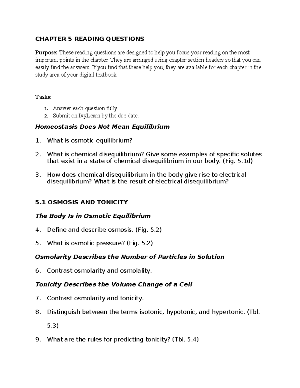 Silverthorn-hp8-ch05-reading-questions HW - CHAPTER 5 READING QUESTIONS ...