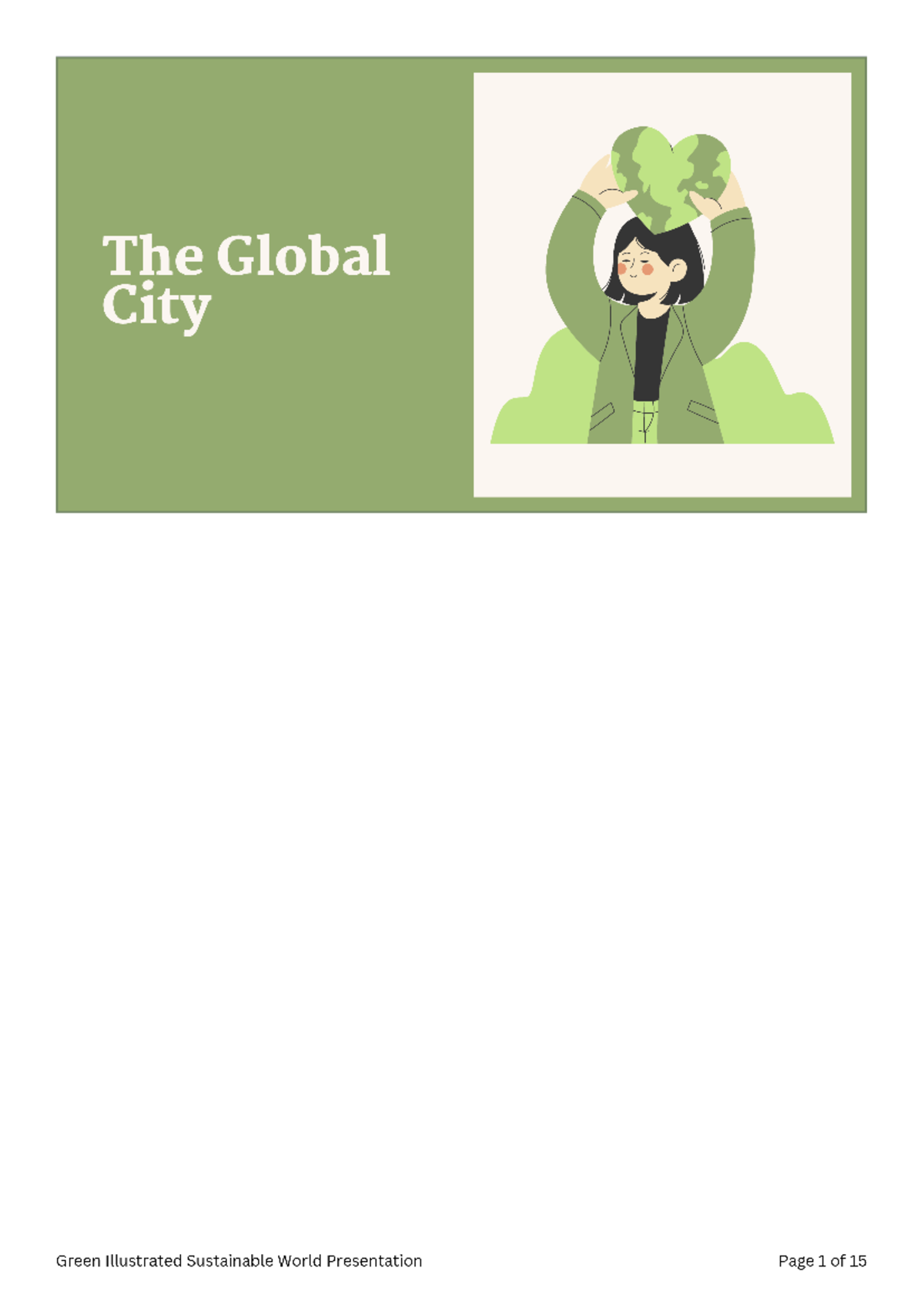 Green Illustrated Sustainable World Presentation 20240824 232100 0000 ...