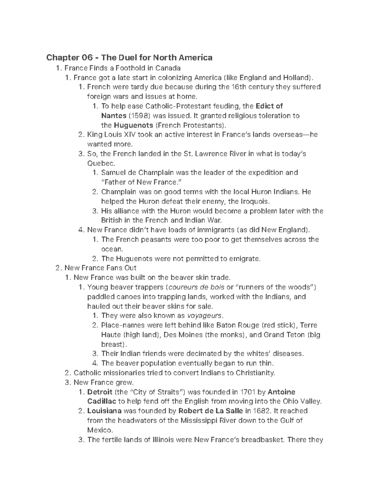 Chapter 06 - The Duel for North America