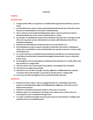 Law of persons - LPR 113 L Learning Guide 2024 - FACULTY OF LAW MODULE ...