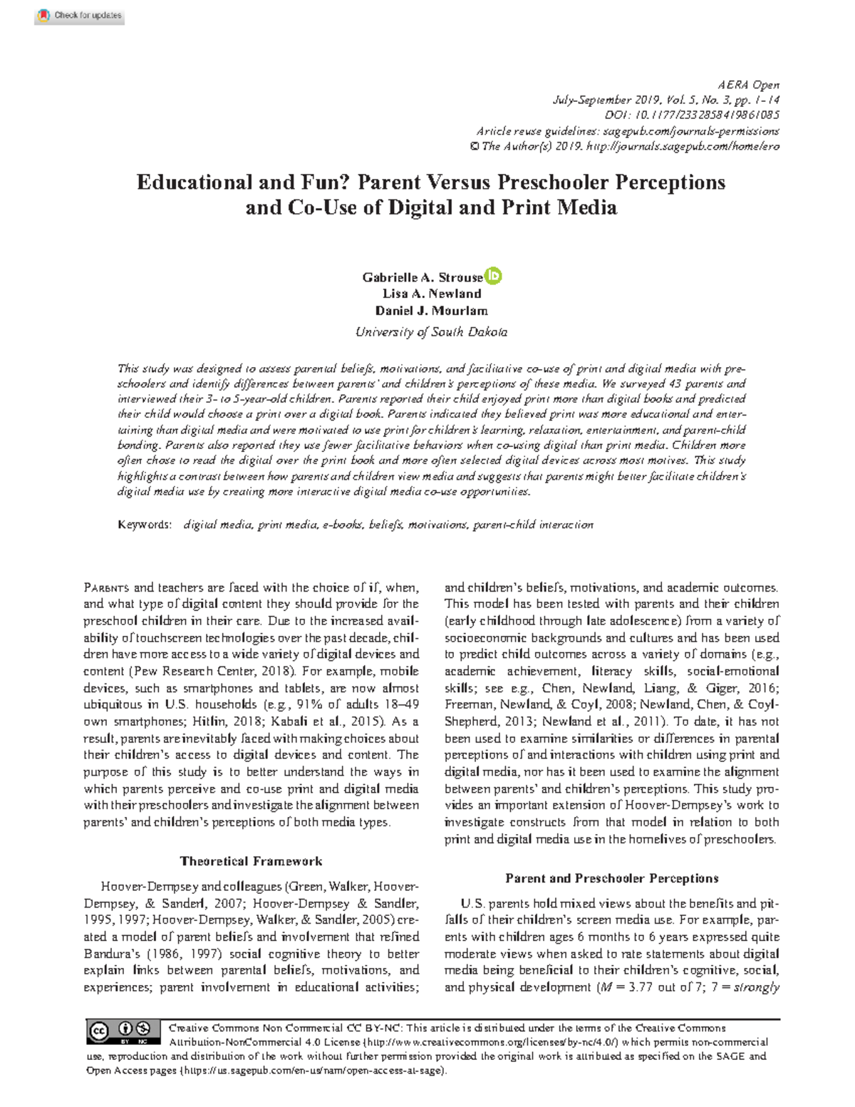Co-use - uiuiu - AERA Open July-September 2019, Vol. 5, No. 3, pp. 1 ...