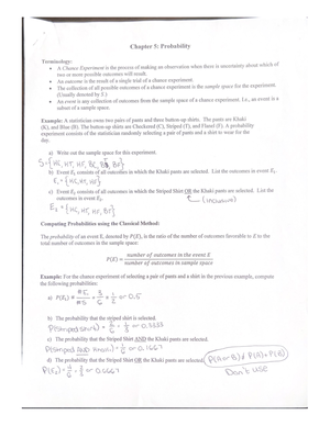Math 246, Chapter 7, The Normal Probability Distribution - MATH246 - Studocu
