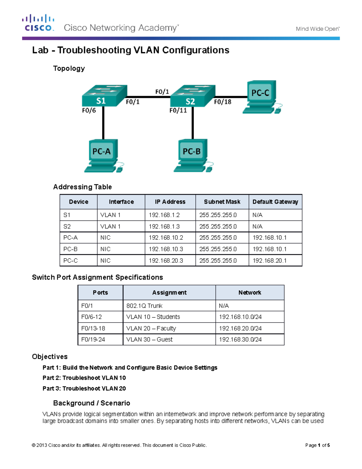 Lab Network 6.5.5 - Computer Networks - UTM - Studocu