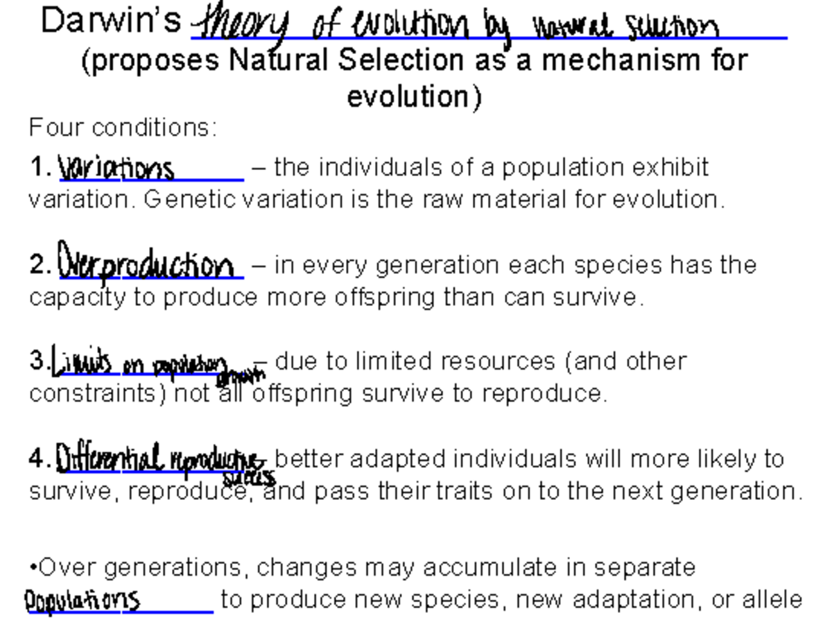 Eco 2 - Victoria Chribia - Darwin’s _____________________________ (proposes Natural Selection as ...