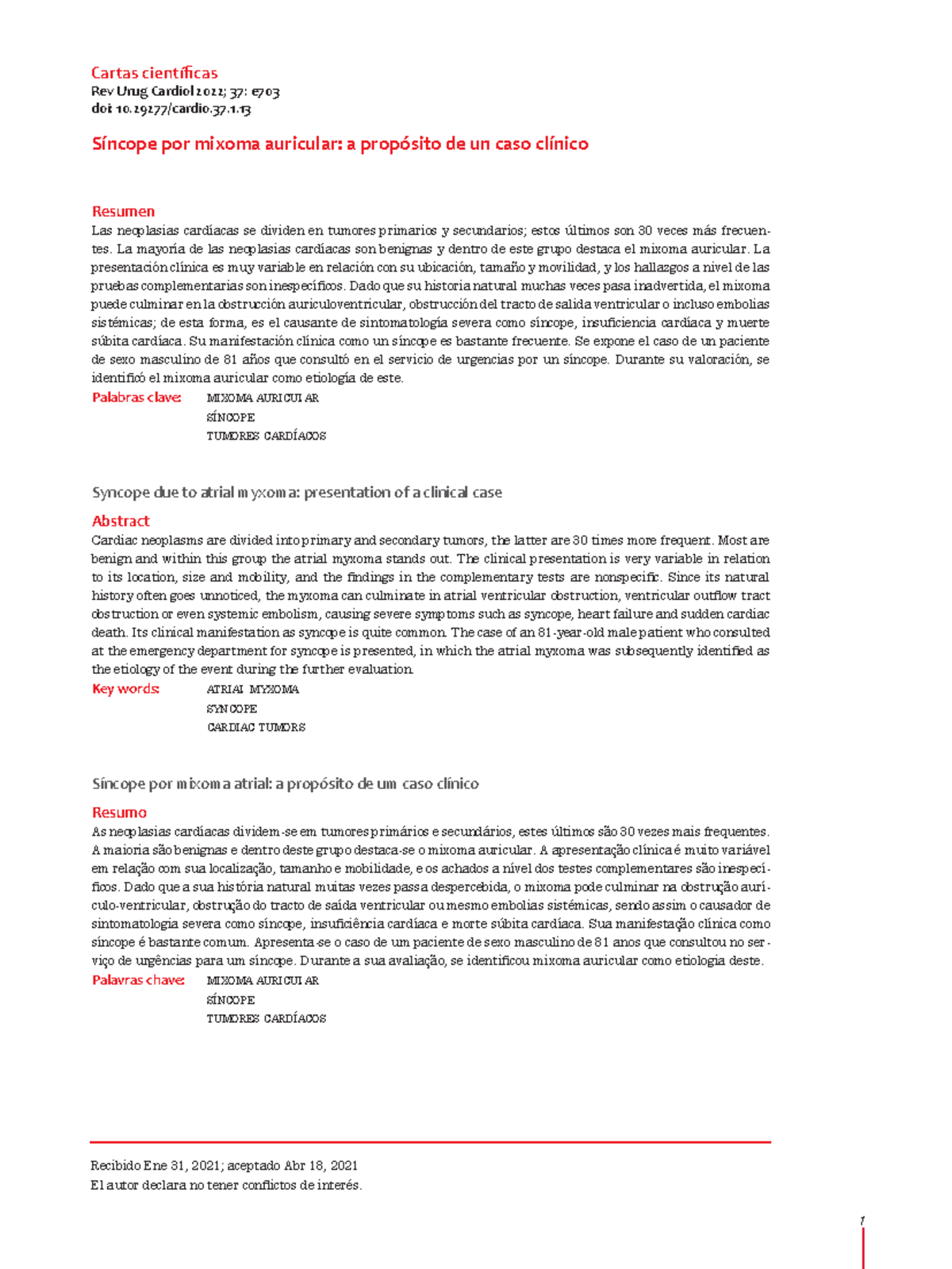 1688 0420 ruc 37 01 e703 - oijoijiom - Volumen 37 | nº 1 | Marzo 2022 ...