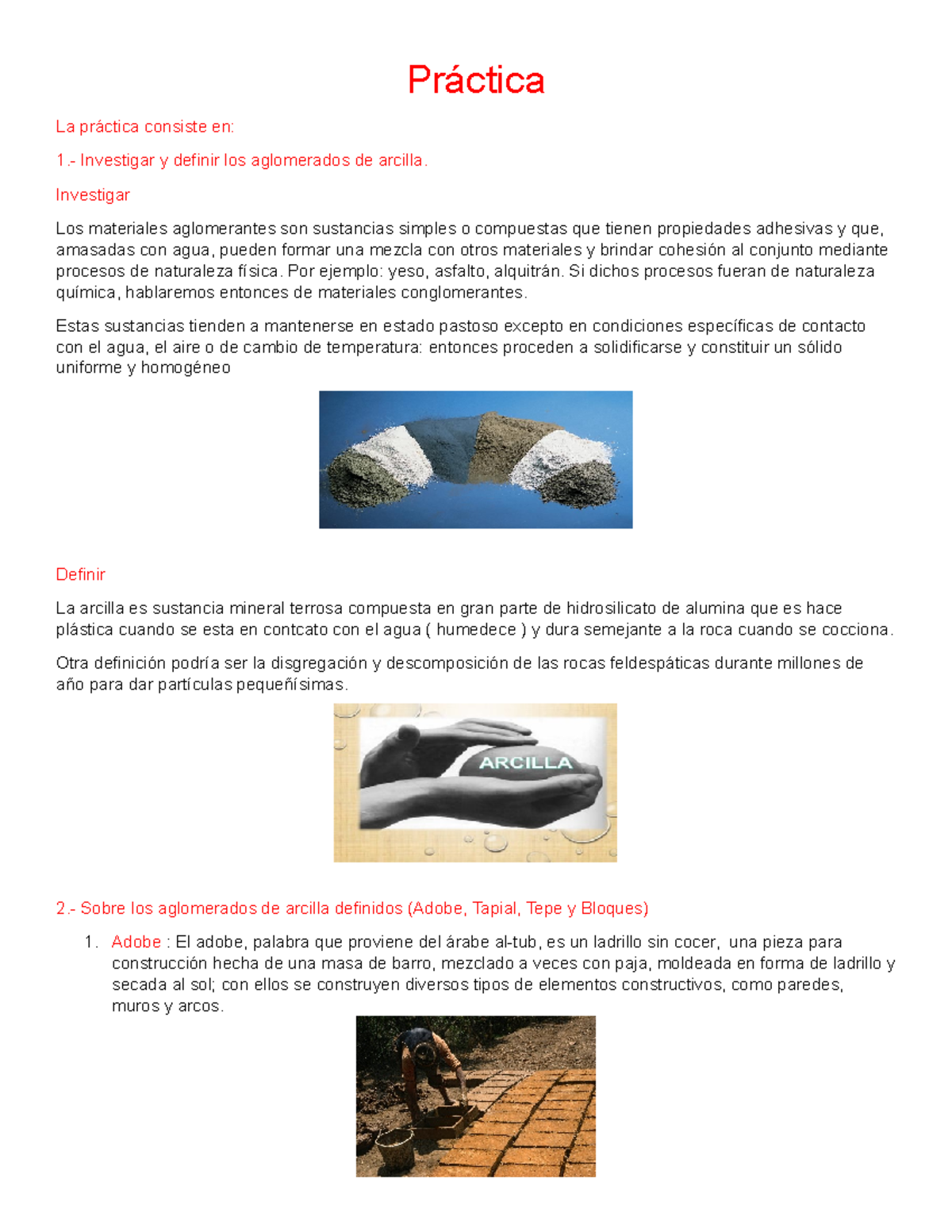 Práctica kateri - yo solo veo leer - Práctica La práctica consiste en ...