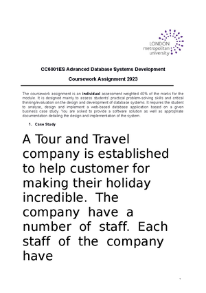 Unit 04 DDD - Database - Page 1 of 132 Higher Nationals Internal ...