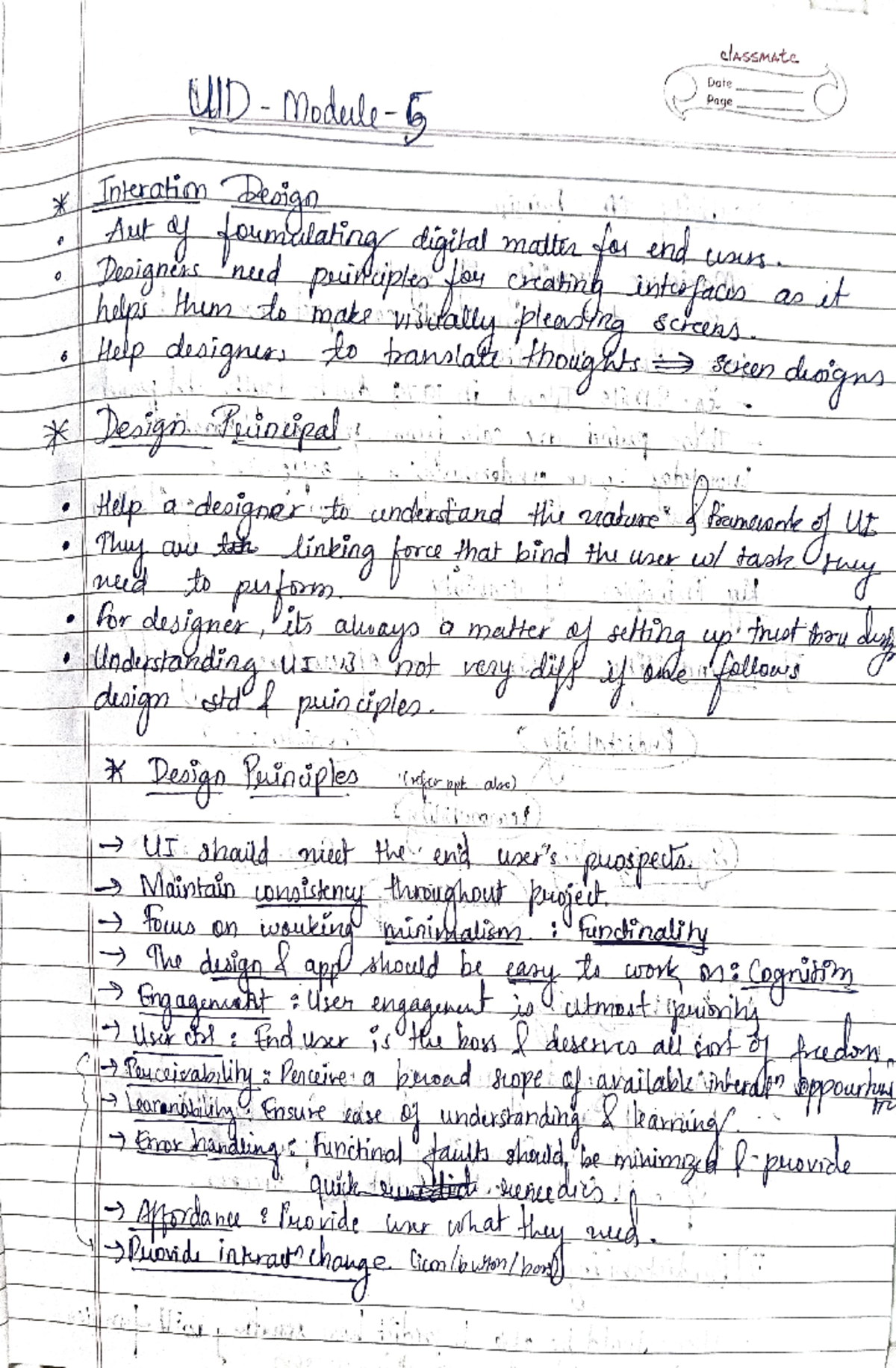 Uid Mod 5 lecture notes - Software project management - Studocu