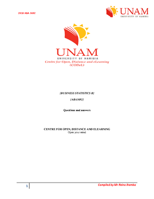 AFE3872 Assignment 1 and 2 - FACULTY OF COMMERCE, MANAGEMENT & LAW ...