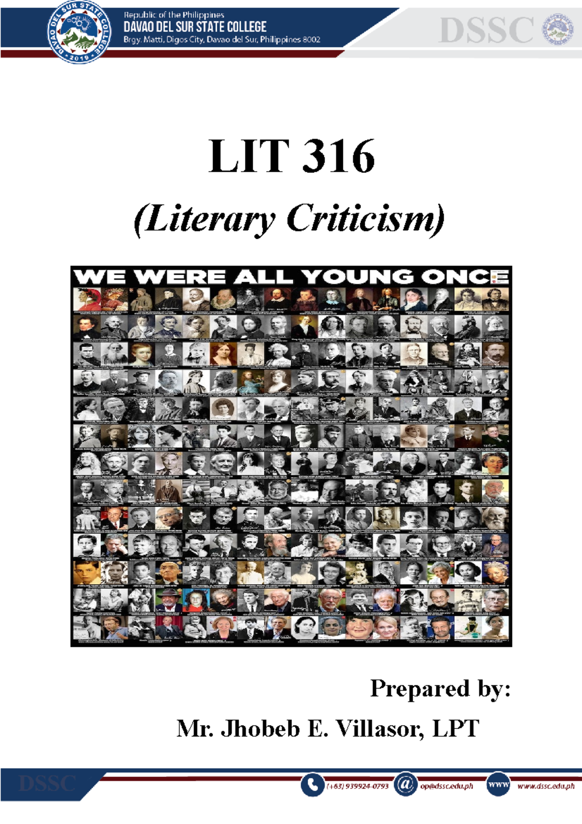LIT 316 Literary Criticism Module 2 Course Pack 2 - LIT 316 (Literary ...