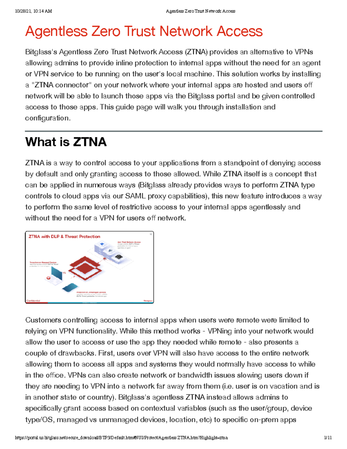Agentless Zero Trust Network Access - This solution works by installing a "ZTNA connector" - Studocu