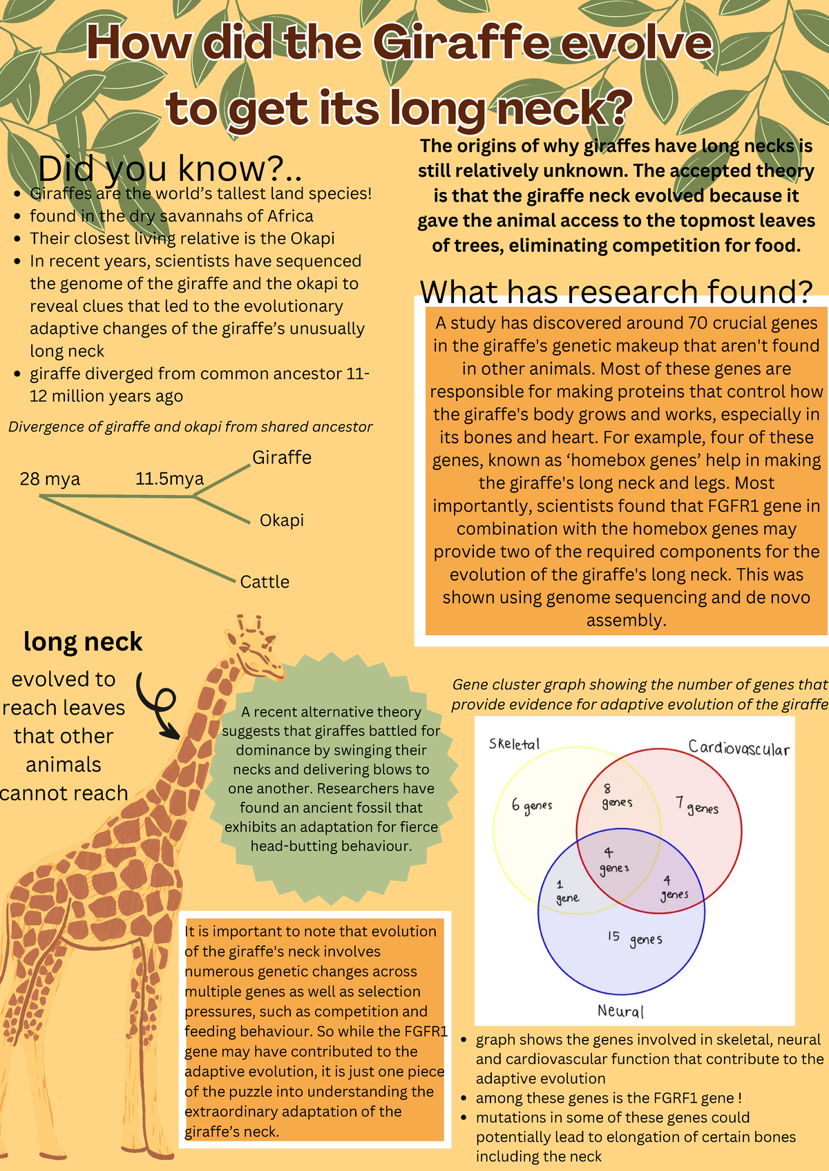 Evolution and genetics - A study has discovered around 70 crucial genes ...