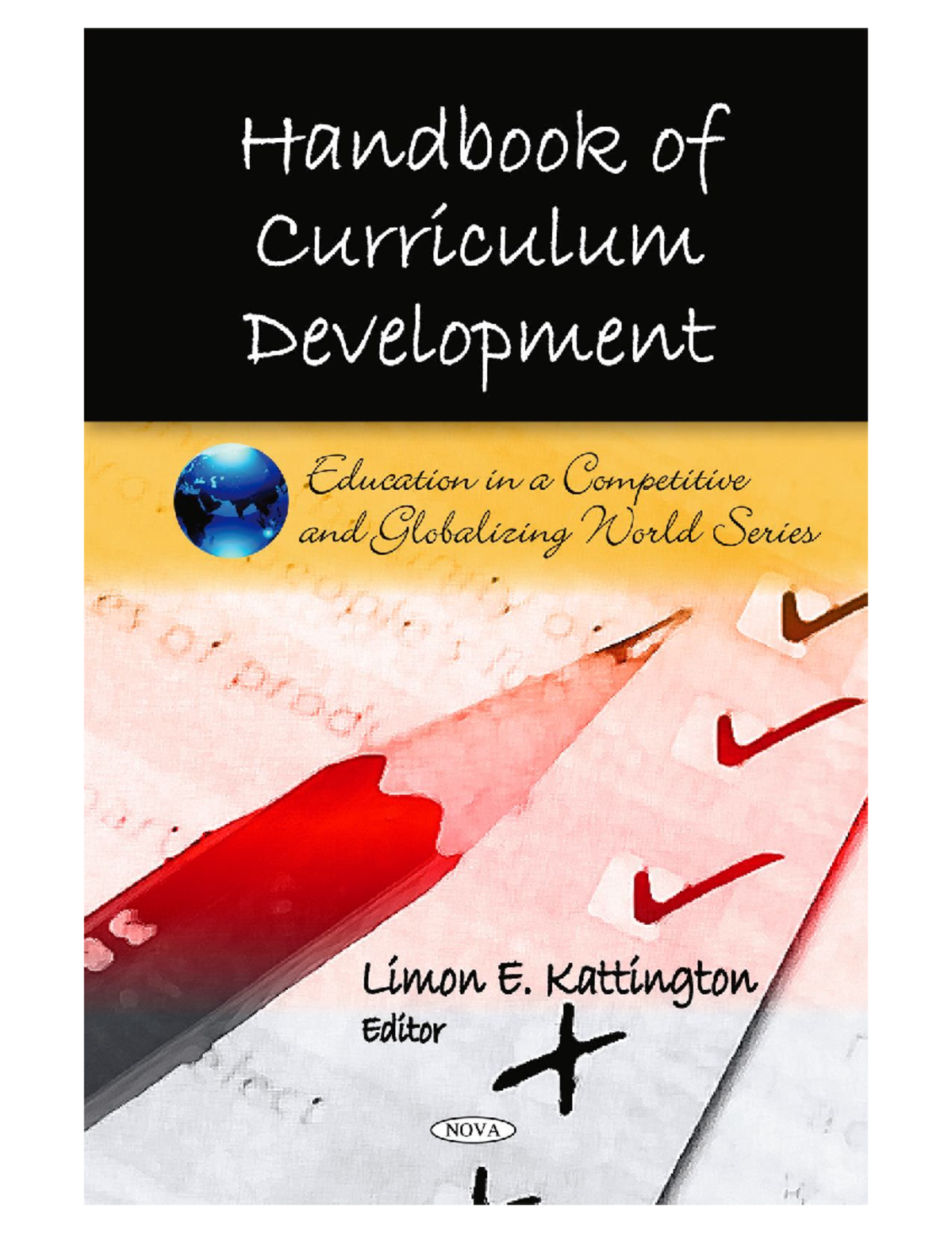 Intro- Handbook OF Curriculum Development - EDUCATION IN A COMPETITIVE ...