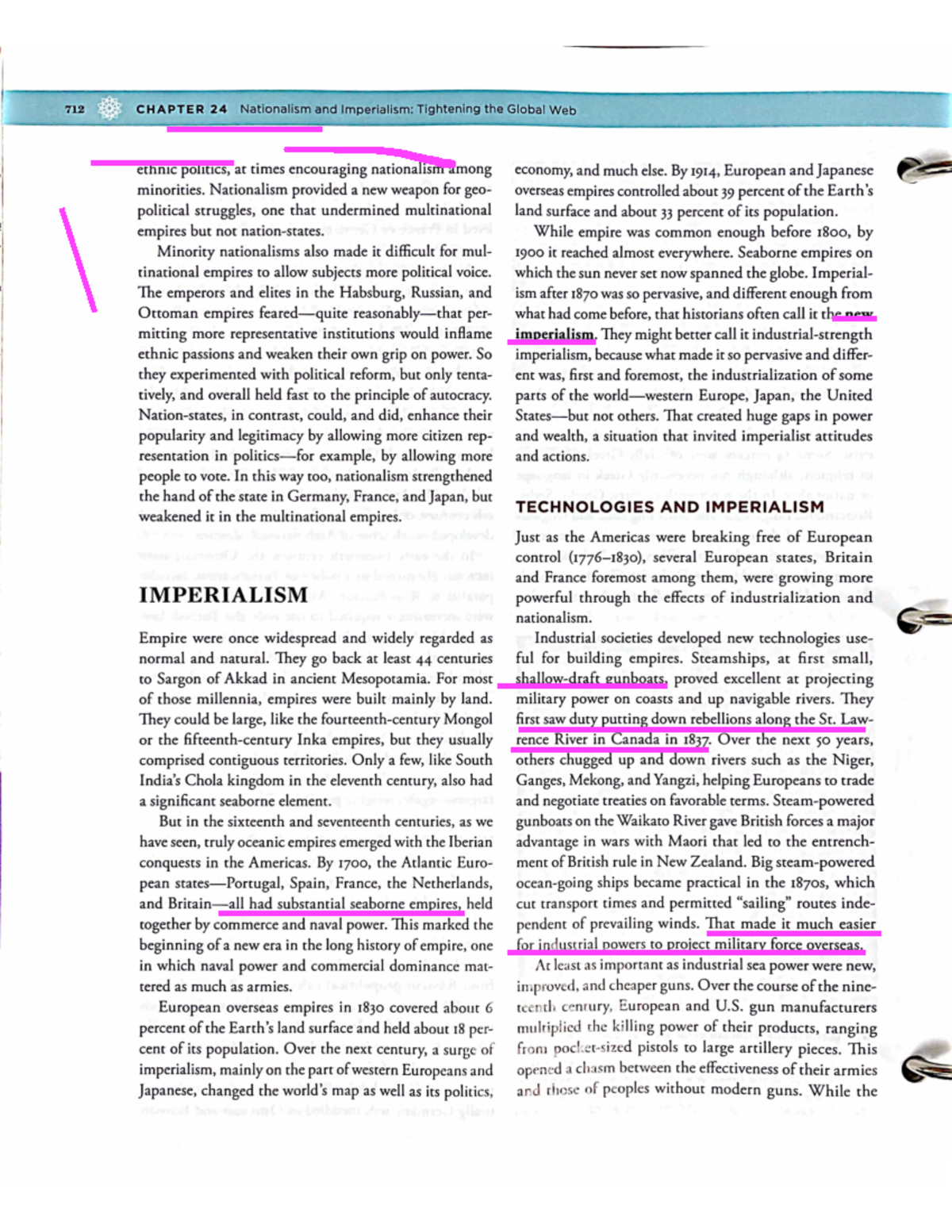 Imperialism - History Assignment - The machine gun will always win ...