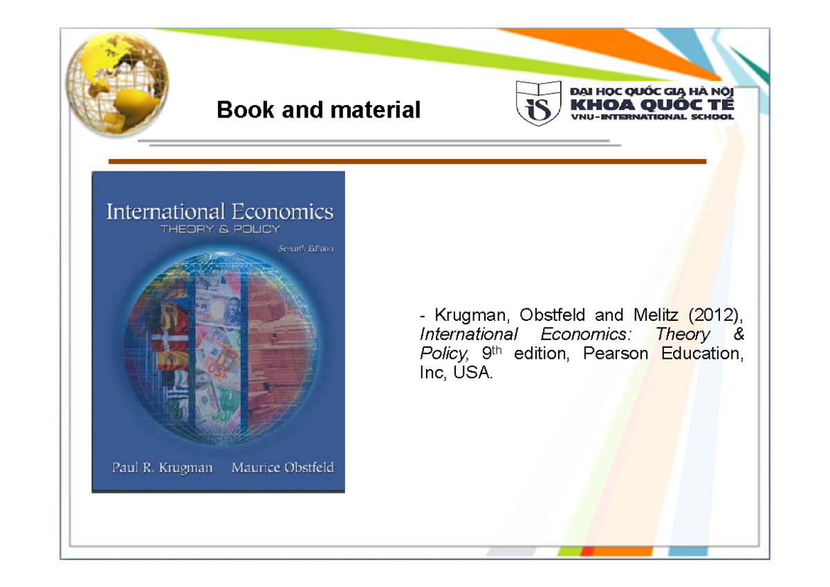 1-3 introduction AA CA OC PPF - Book and material - Krugman, Obstfeld ...