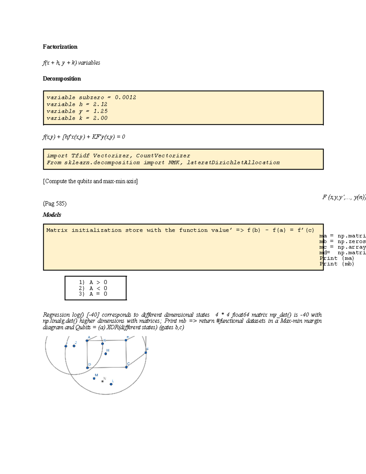 Models-ma - Apuntes de Machine learning y python - Factorization f(x ...