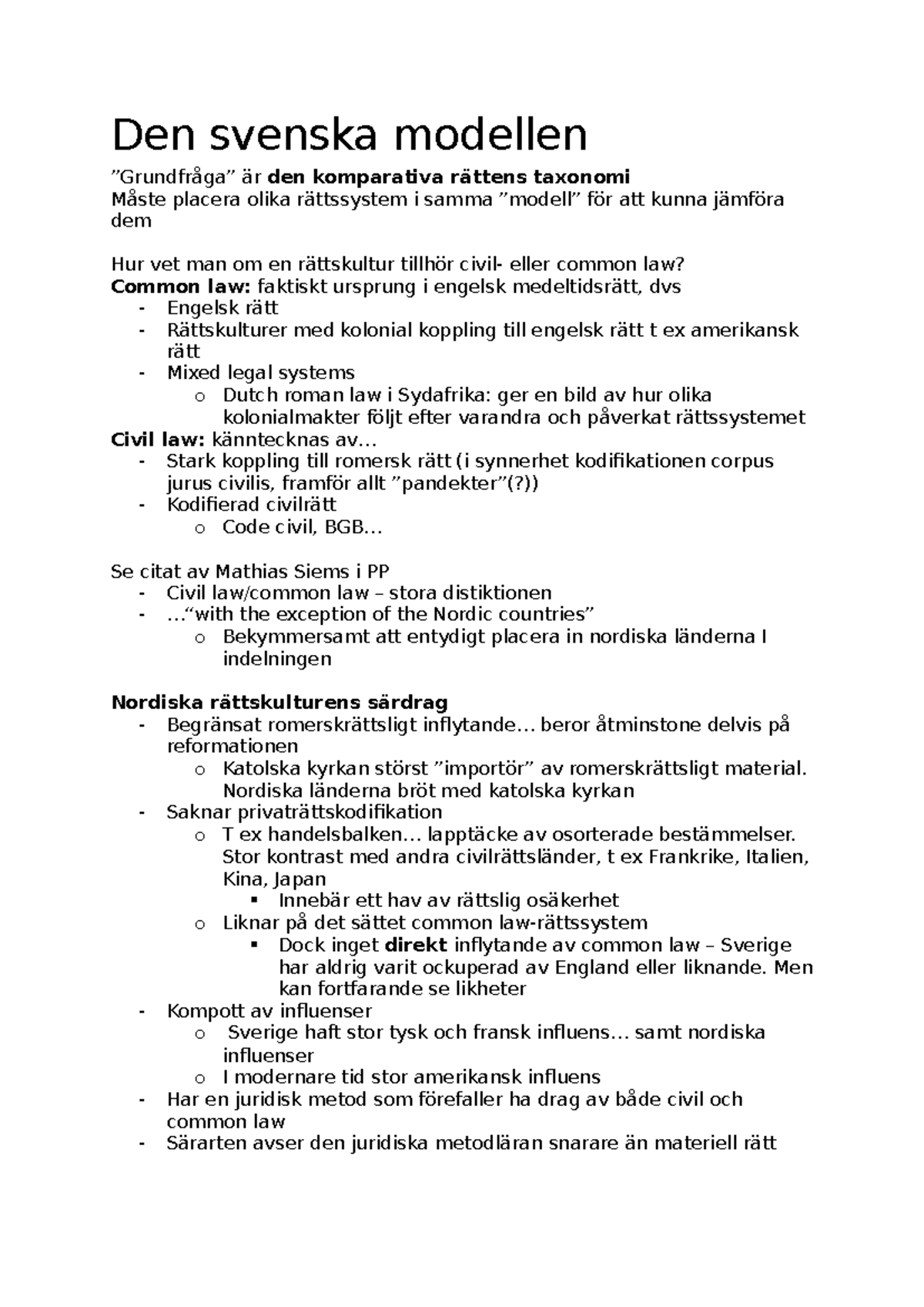 Den svenska modellen, föreläsning - Den svenska modellen ”Grundfråga ...