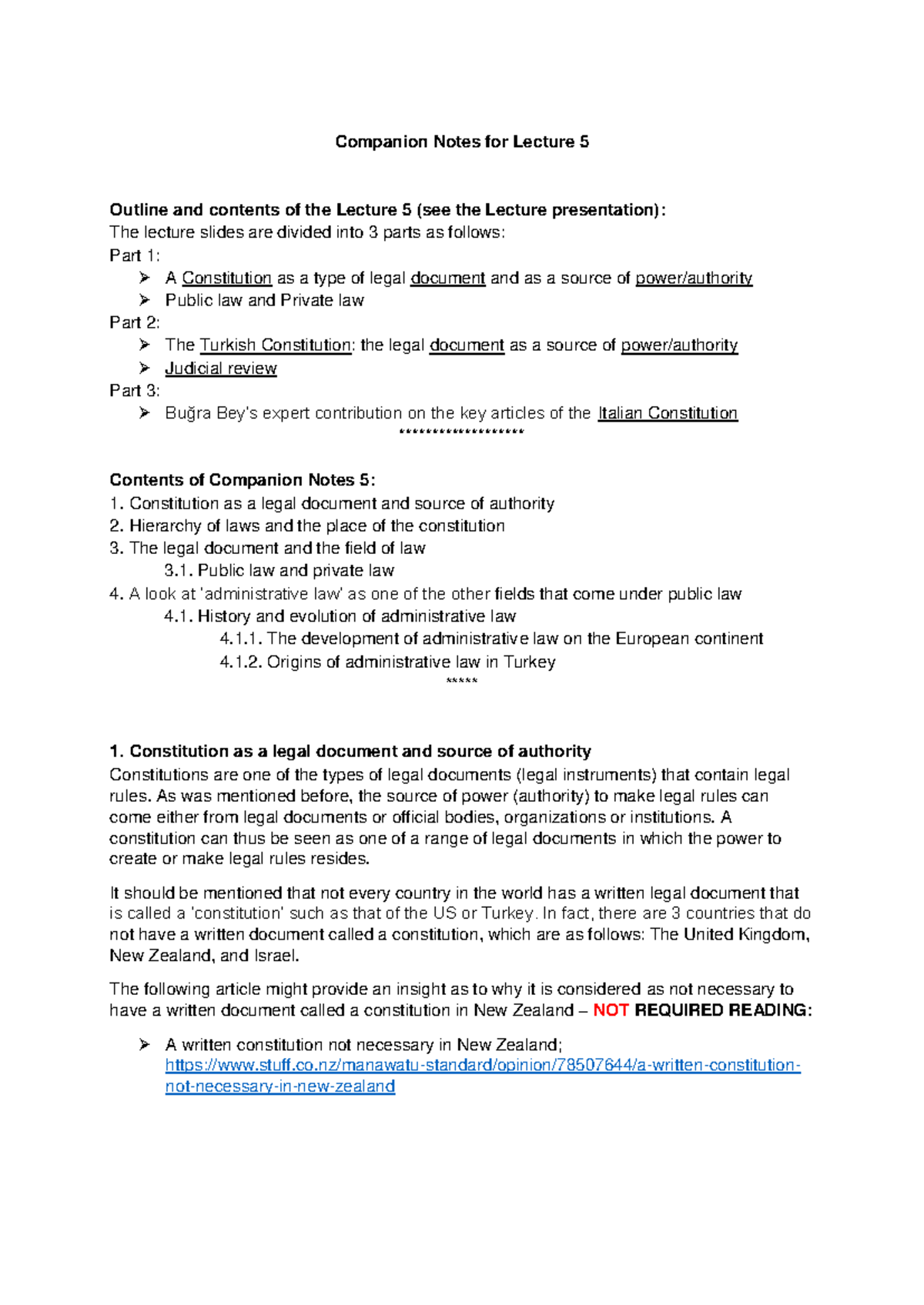 Companion notes for Lecture 5 fall2024 kopyası - Companion Notes for ...