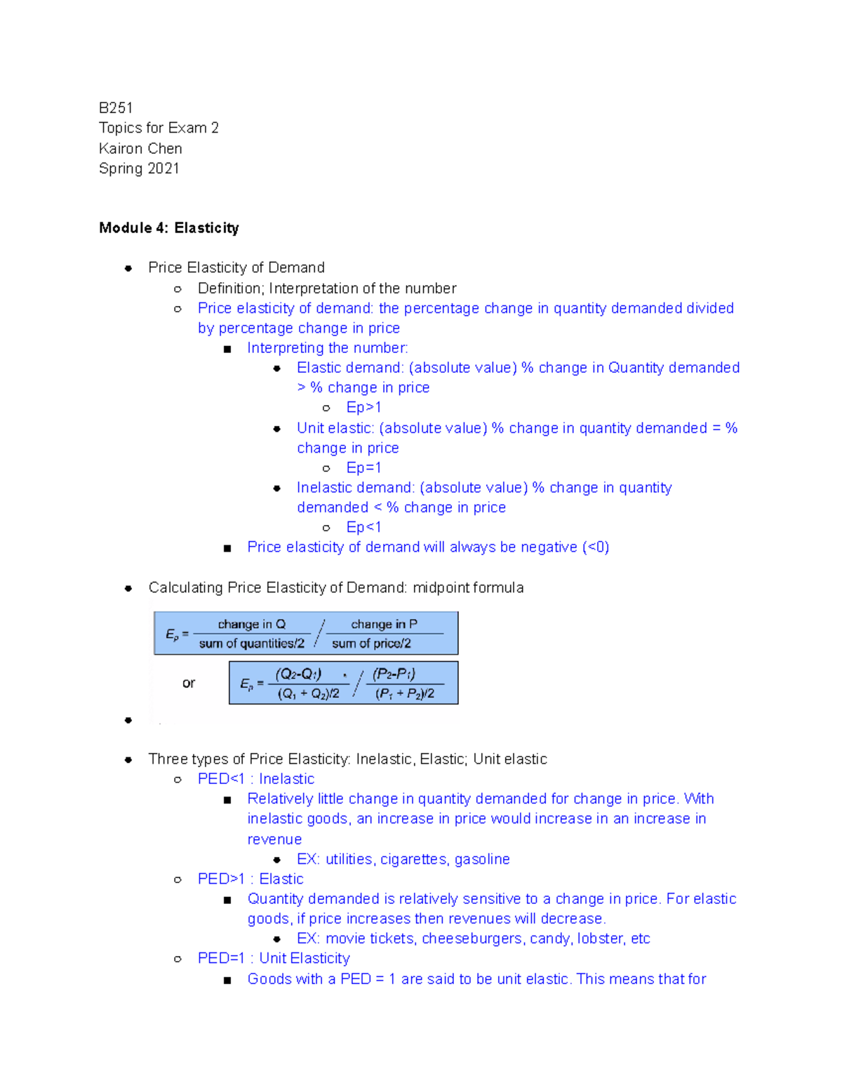 Module 4-6 Review - Comprehensive study guide for units 4-6, Professor ...