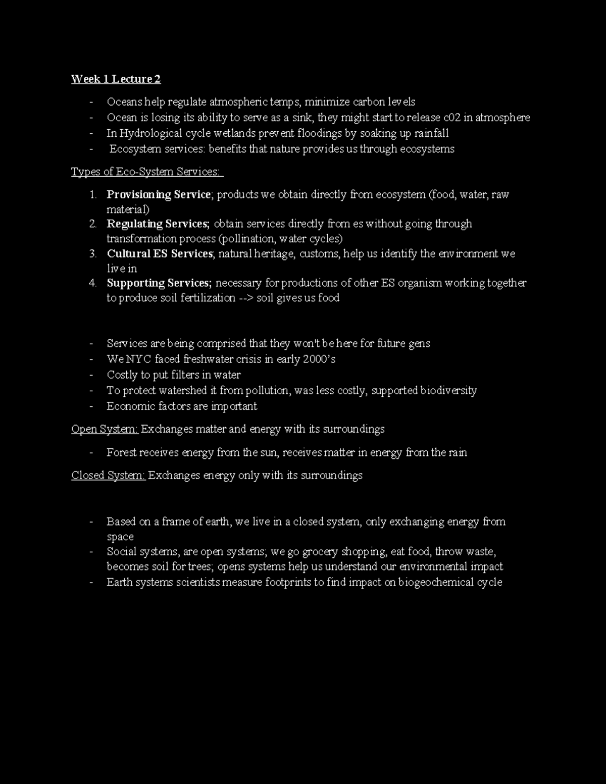 Lec 2 Week 1 Geog 1220 Notes Week 1 Lecture 2 Oceans Help