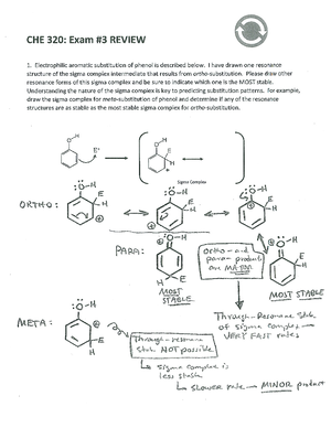 Diagnostic Exam key pdf - CHE 320 - Studocu